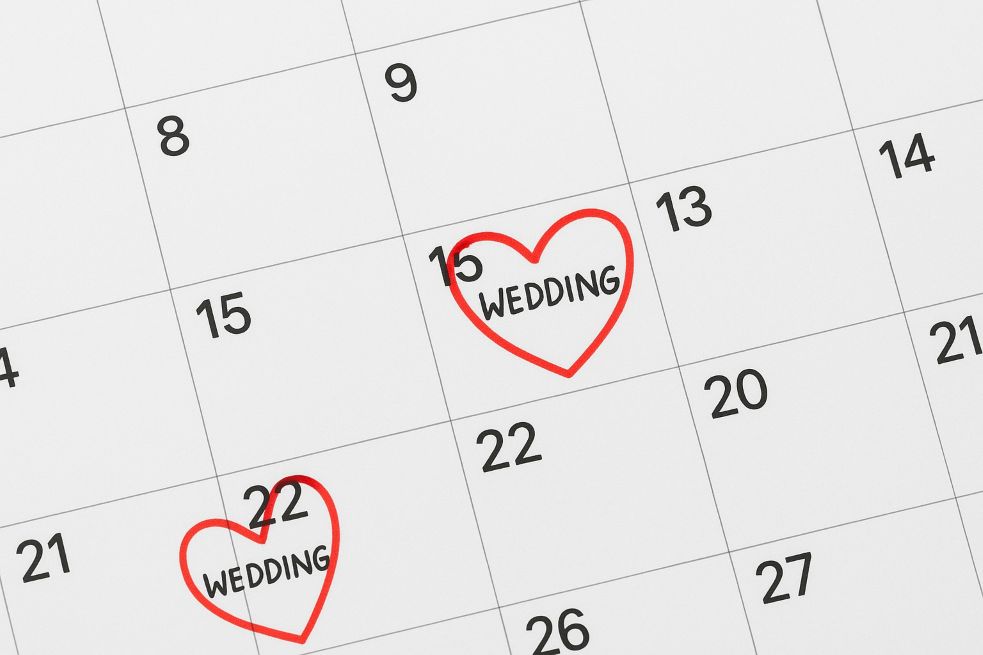 Wedding dates in 2026